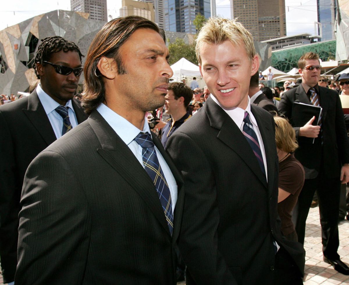Shoaib Akhtar and Brett Lee, the world's fastest bowlers | ESPNcricinfo.com
