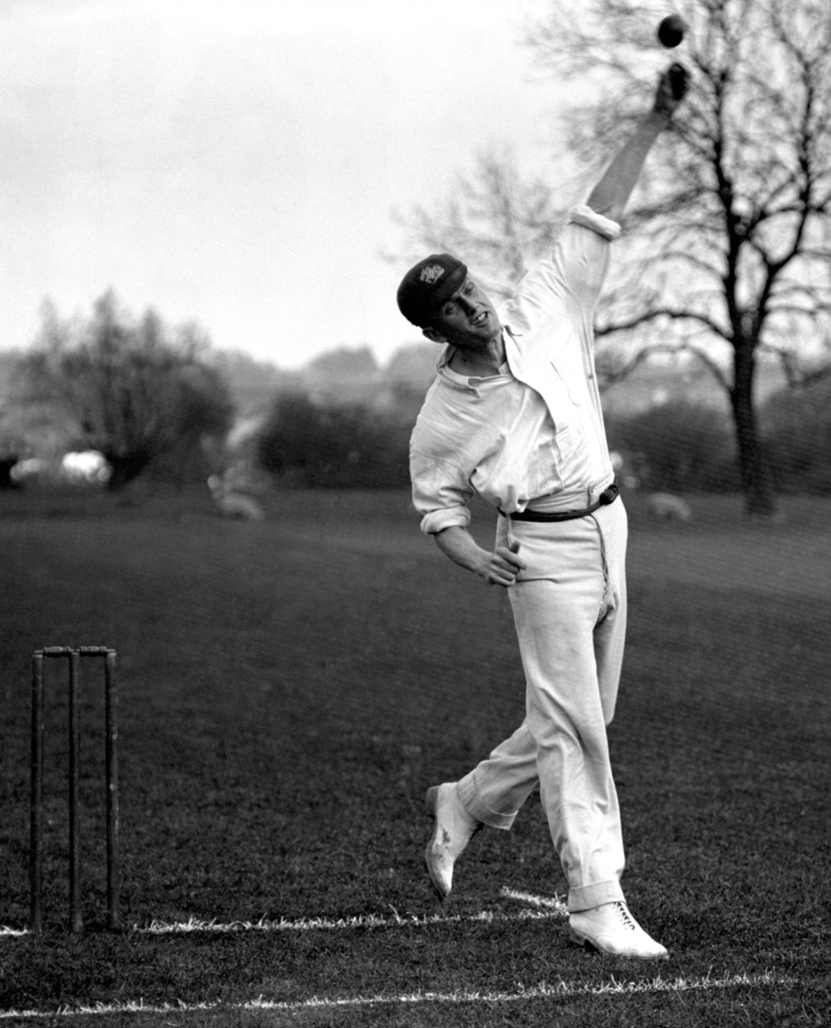Frank Gillingham poses outside the Essex pavilion | ESPNcricinfo.com