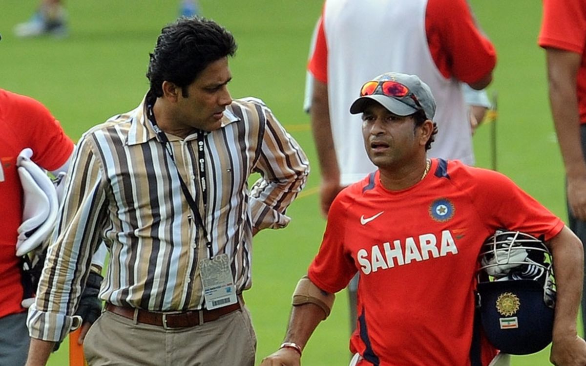 Sachin Tendulkar at net practice | ESPNcricinfo.com