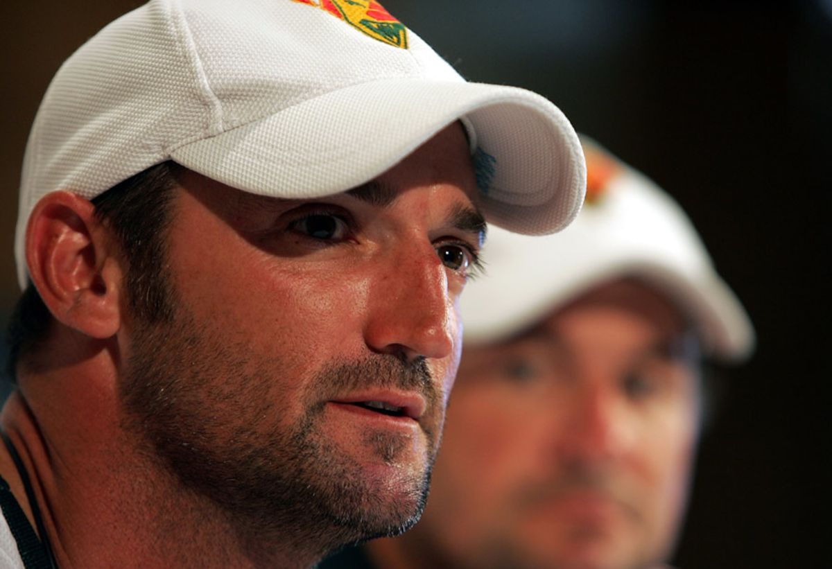 Stuart Broad and Peter Moores during a net session | ESPNcricinfo.com