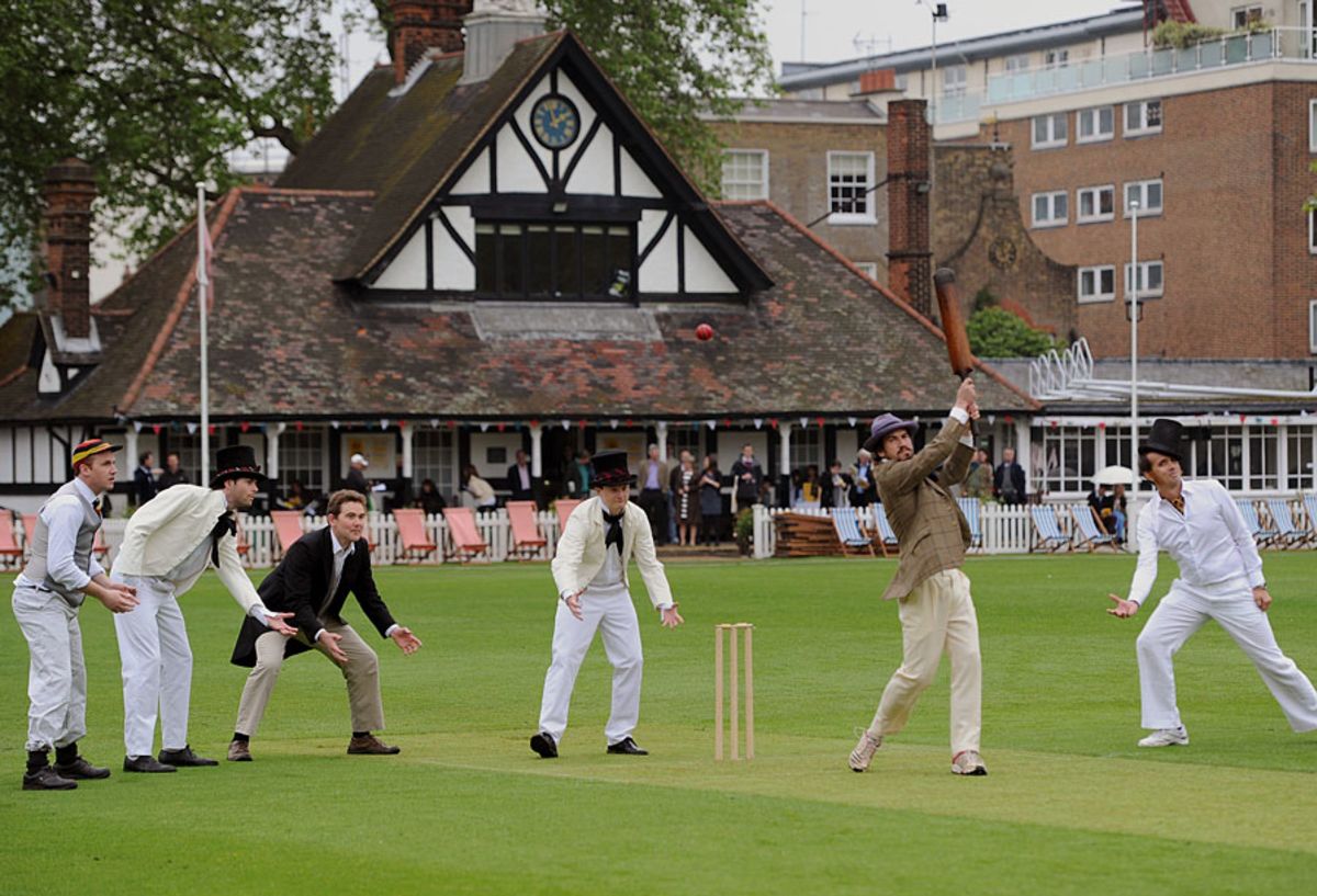 A Victorian cricket match was staged to mark 150 years of Wisden ...