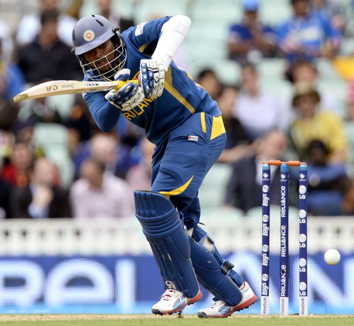 Tillakaratne Dilshan works one to the leg side | ESPNcricinfo.com