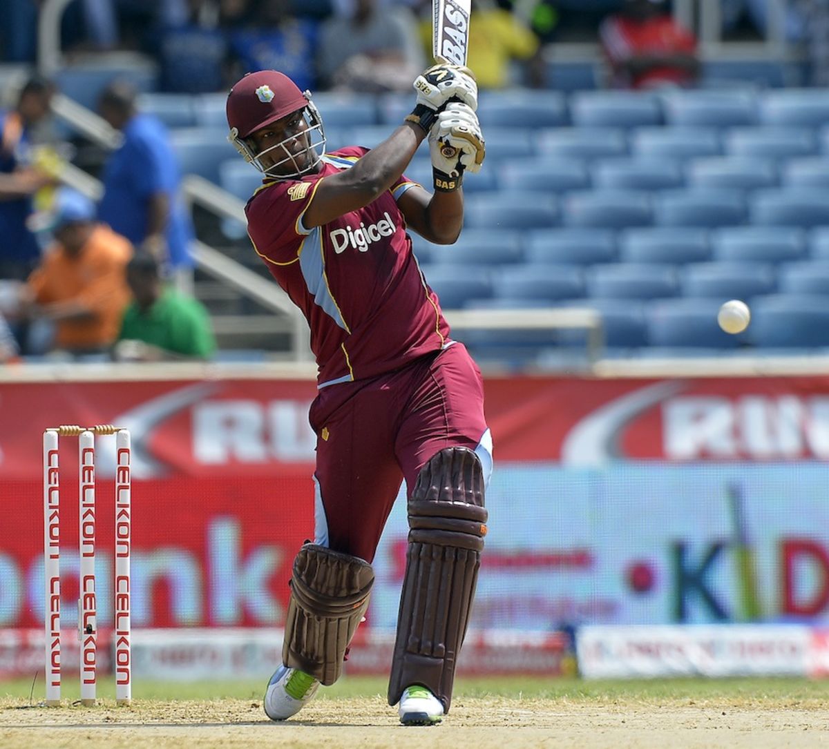 Johnson Charles powers one down the ground | ESPNcricinfo.com