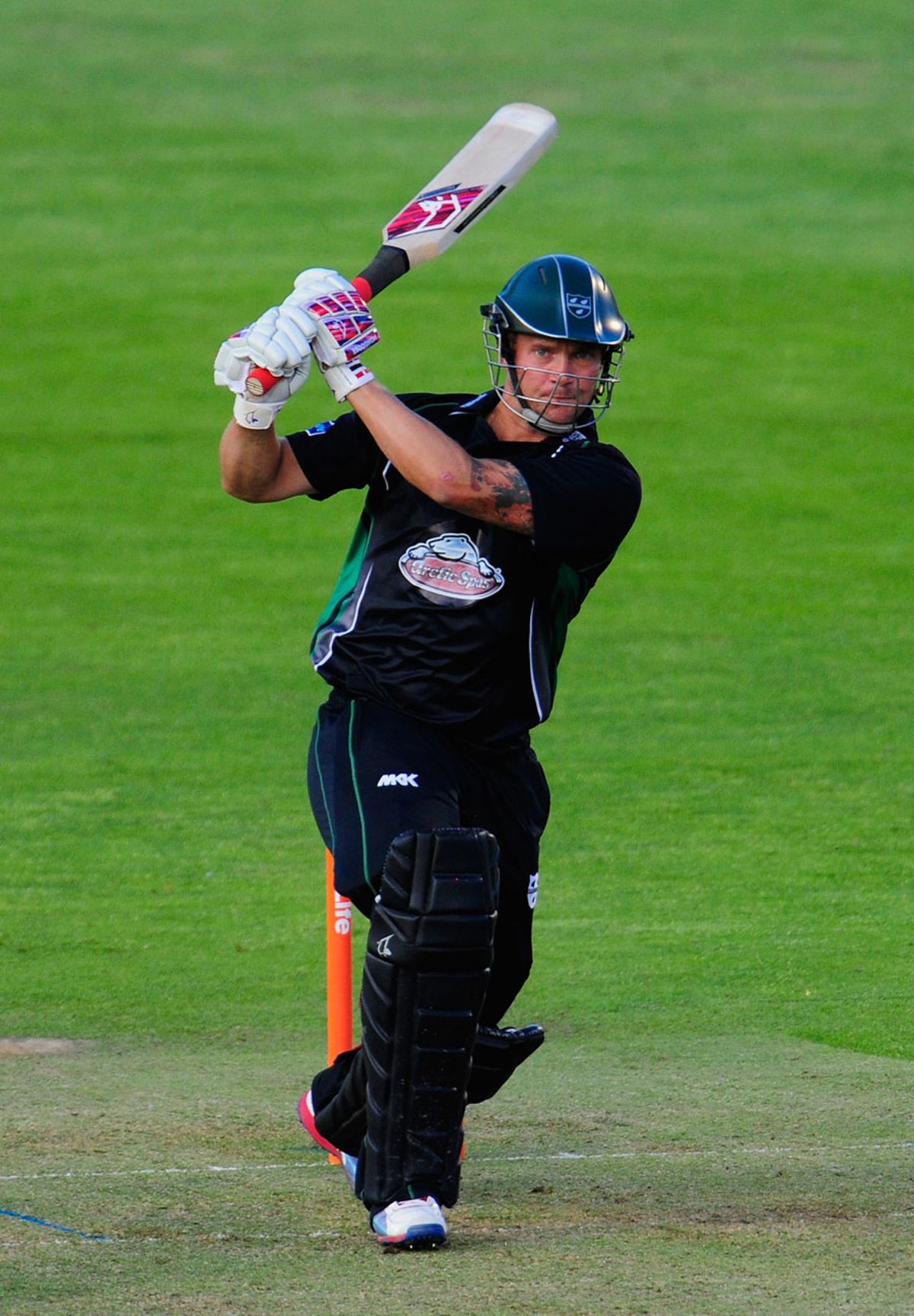 Gareth Andrew swings down the ground | ESPNcricinfo.com