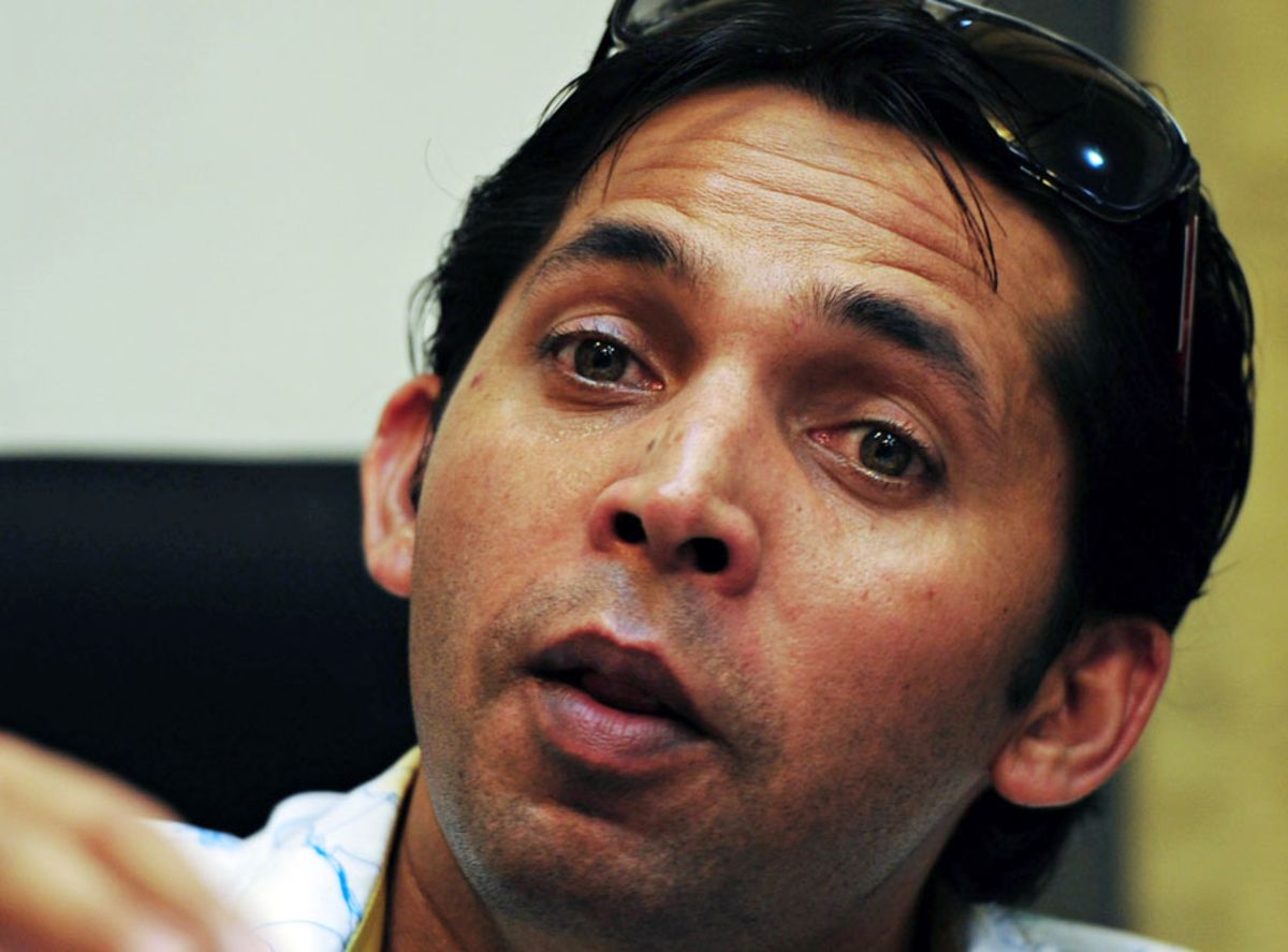 Mohammad Asif leaves a press conference in Karachi | ESPNcricinfo.com