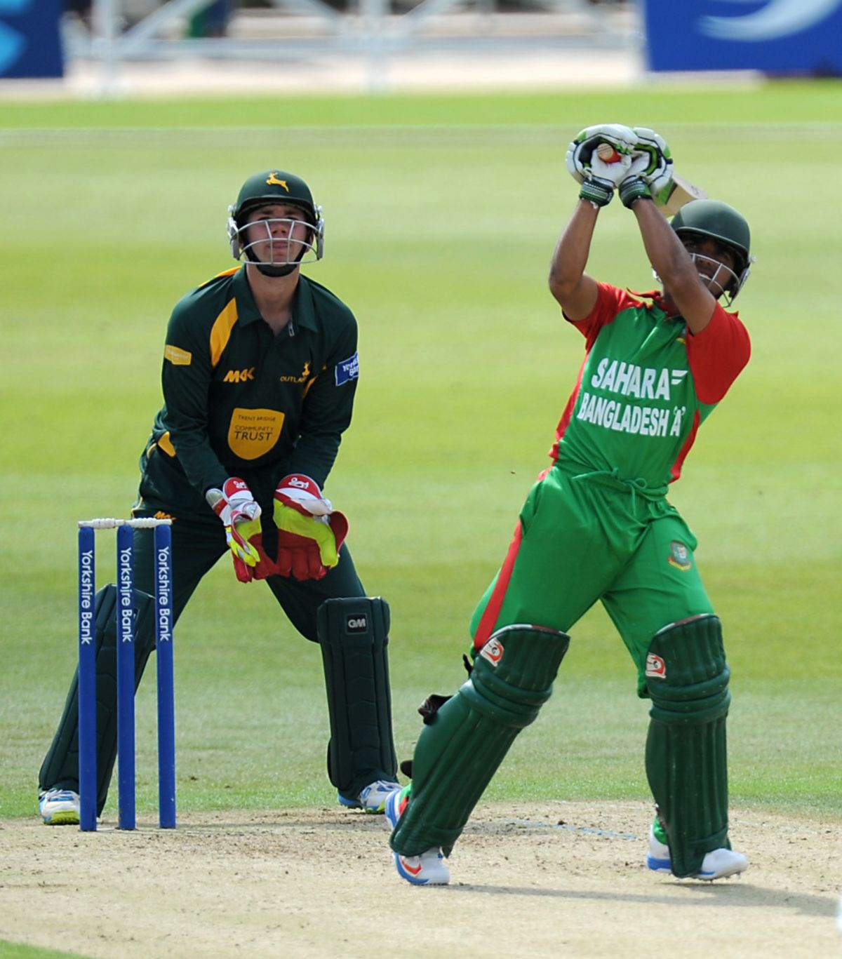 Mominul Haque comes down the pitch | ESPNcricinfo.com