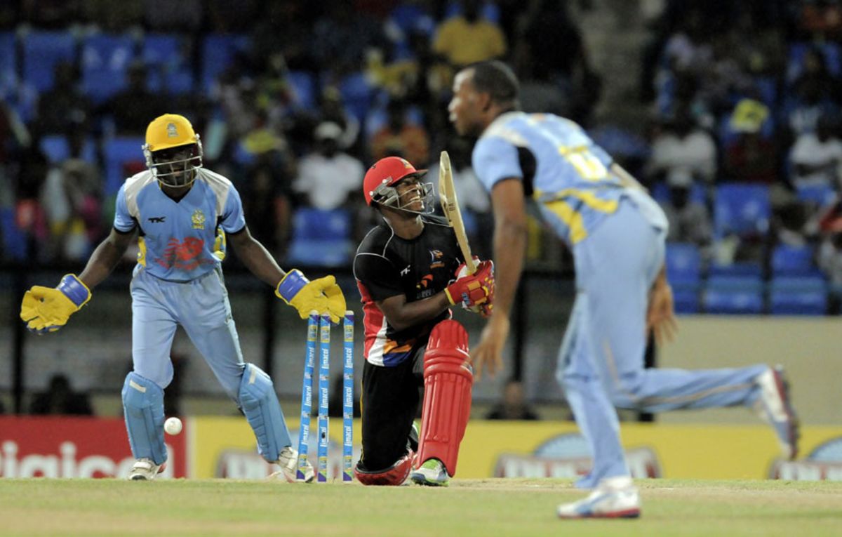 Andre Fletcher guided St Lucia's innings with 76 off 53 balls ...