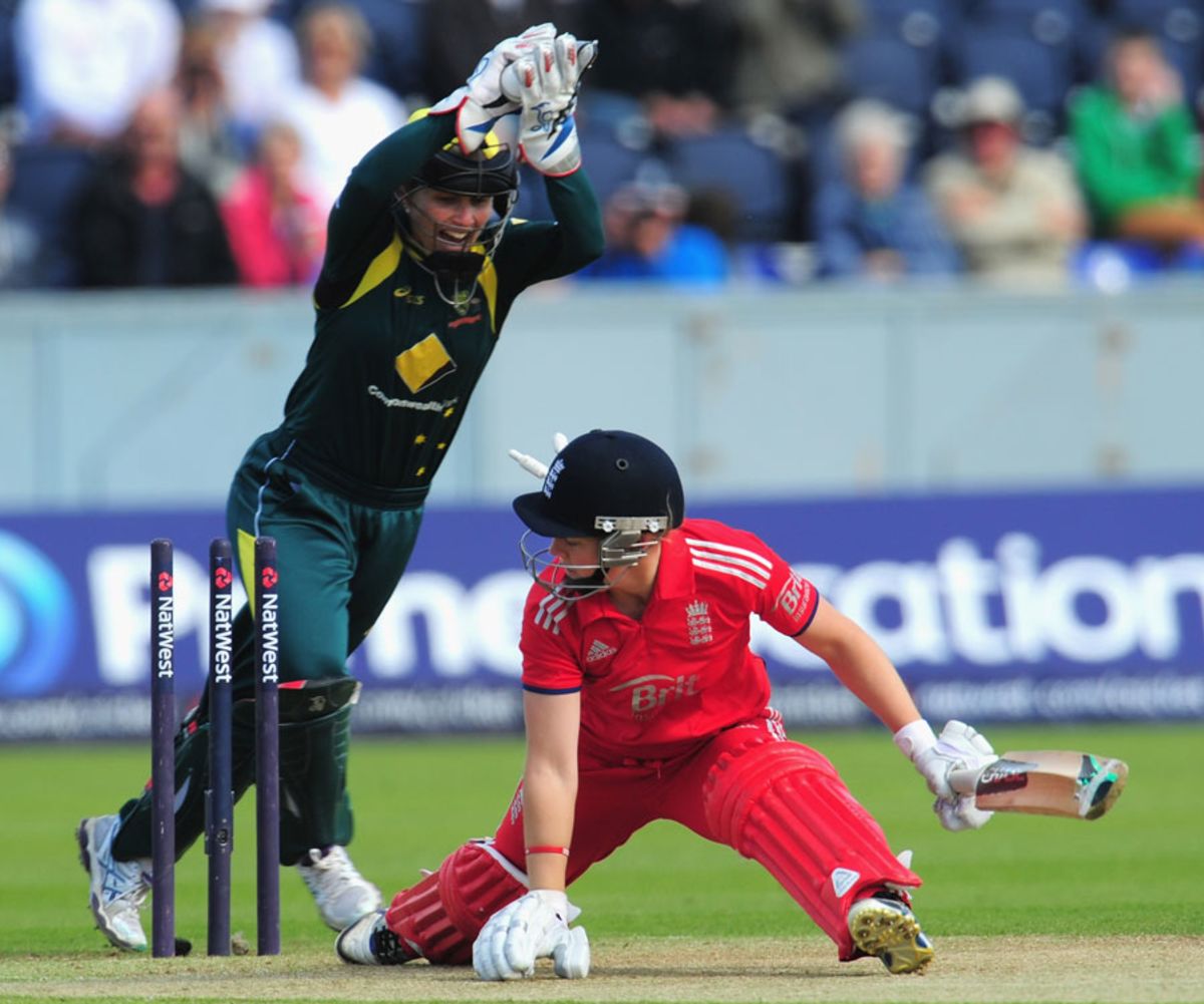 Heather Knight was out caught behind for a duck | ESPNcricinfo.com