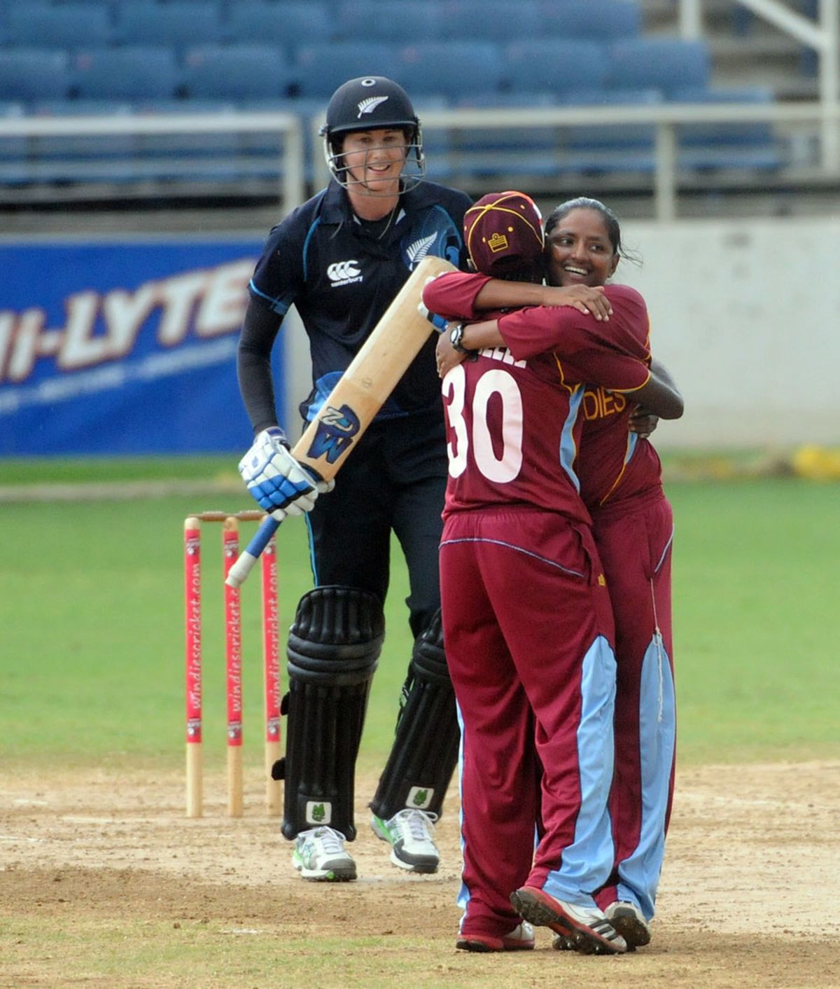 Anisa Mohammed celebrates a wicket | ESPNcricinfo.com