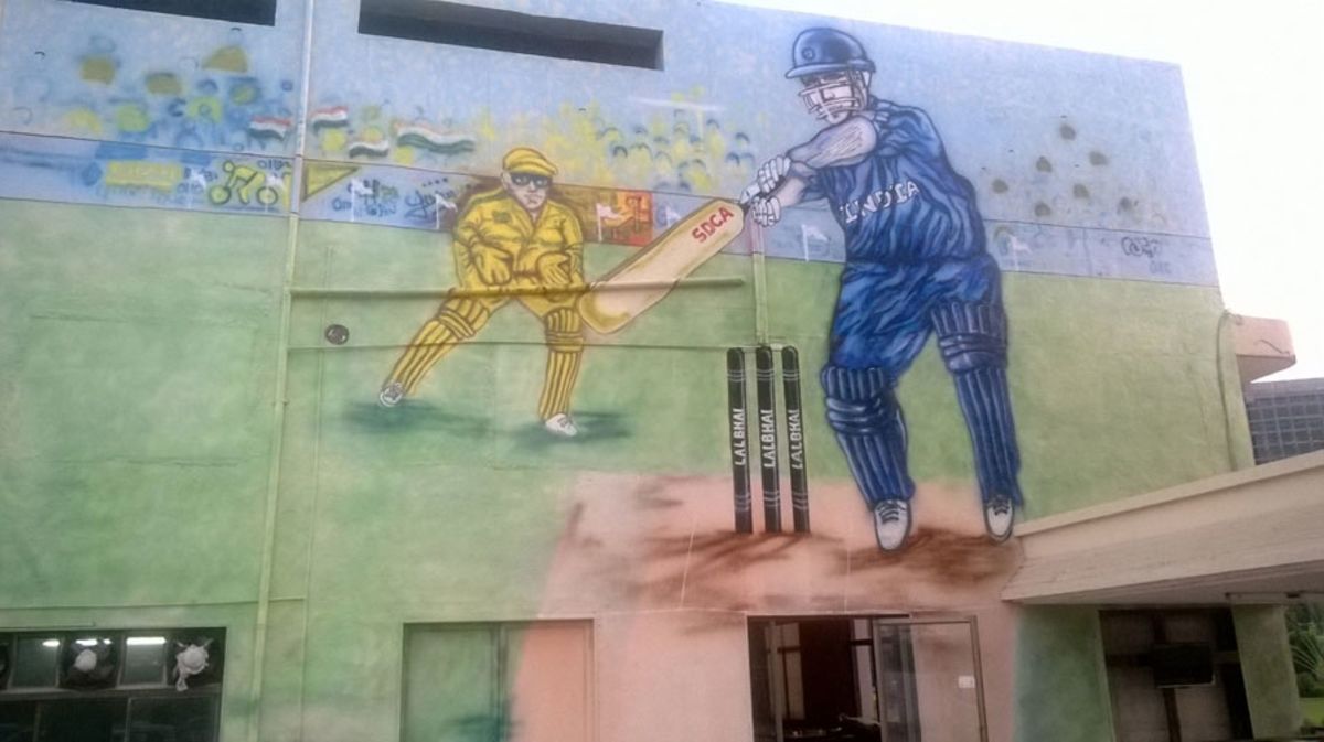 An outside view of the Lalabhai Contractor Stadium | ESPNcricinfo.com