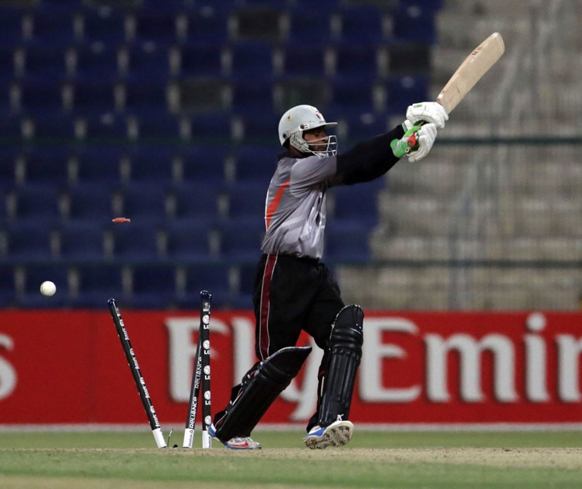 Amjad Javed plays a pull | ESPNcricinfo.com