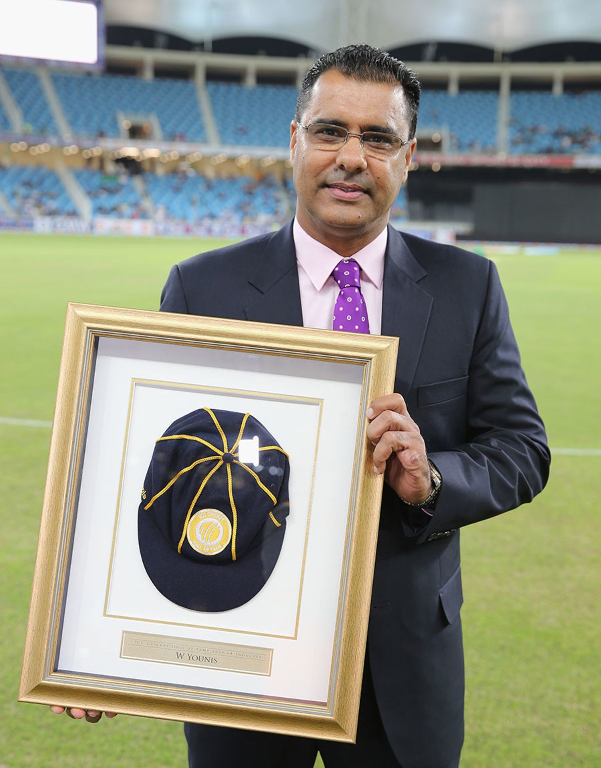 Waqar Younis was inducted into the ICC Cricket Hall of Fame ...