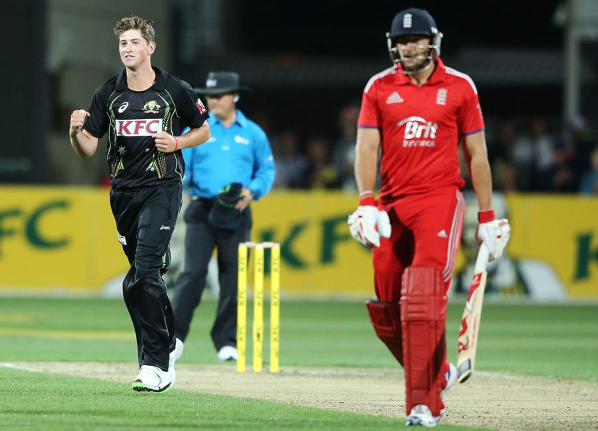James Muirhead in his follow-through | ESPNcricinfo.com