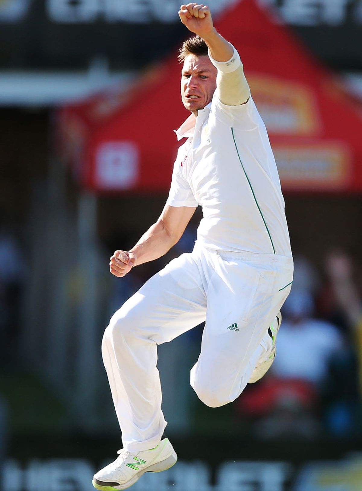 Dale Steyn takes a celebratory leap | ESPNcricinfo.com