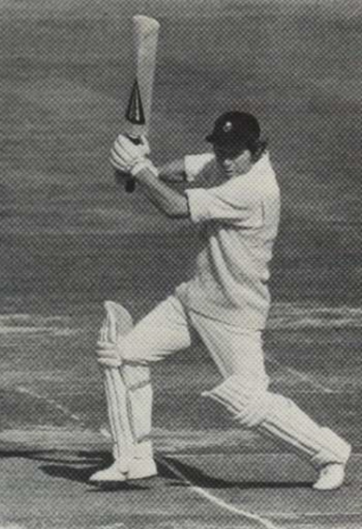 Man of the Match Clive Radley turns a ball to leg past Tony Cordle ...