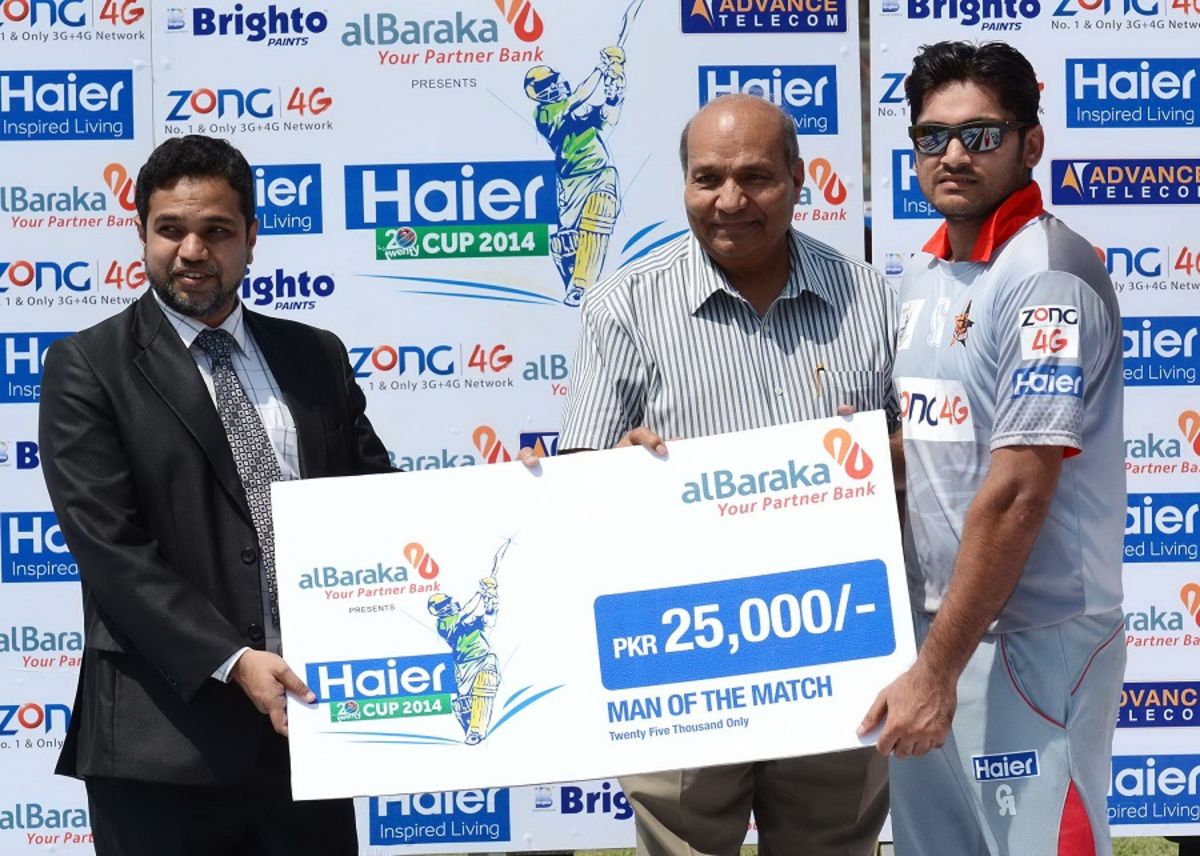 Asad Shafiq was Man of the Match for his 78 off 50 | ESPNcricinfo.com