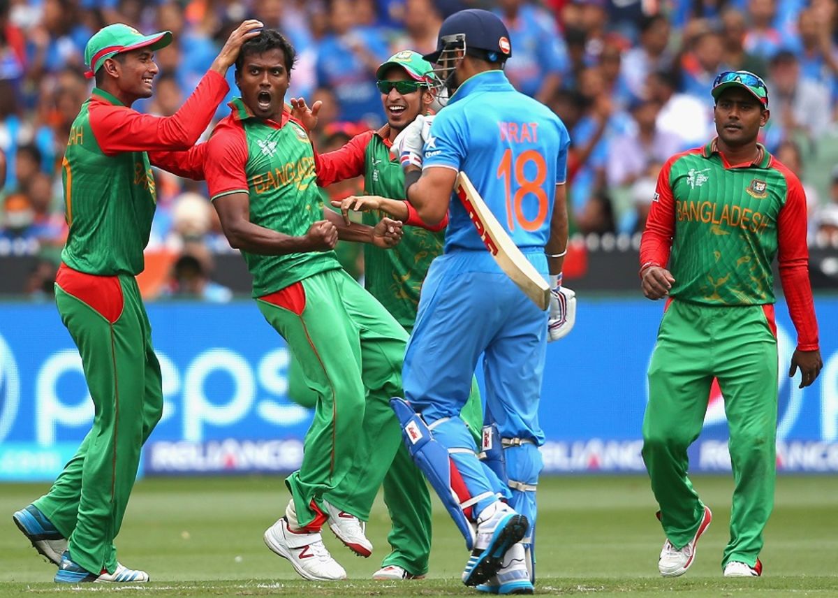 Rubel Hossain gives Virat Kohli a send-off | ESPNcricinfo.com