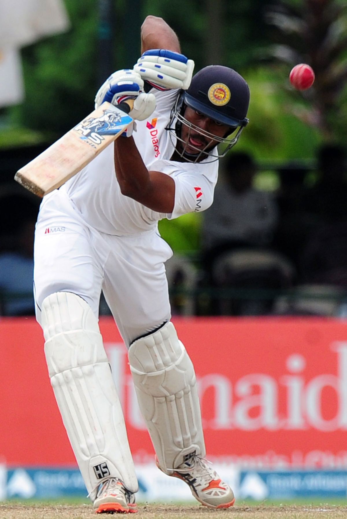 Kithuruwan Vithanage watches his edge being caught | ESPNcricinfo.com