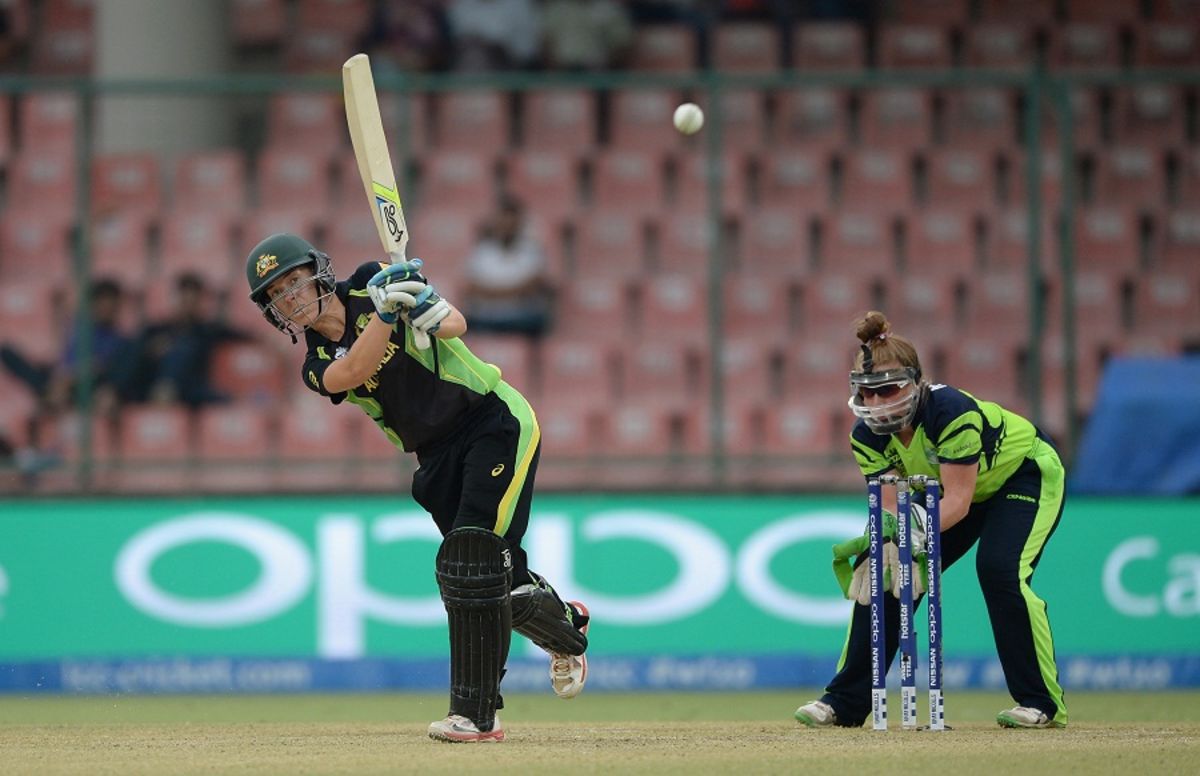 Elyse Villani hits one in the air | ESPNcricinfo.com
