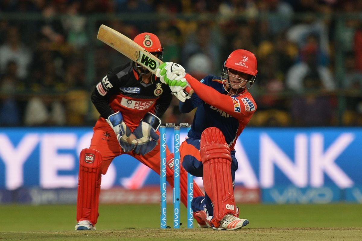 Quinton de Kock celebrates his 48-ball century | ESPNcricinfo.com