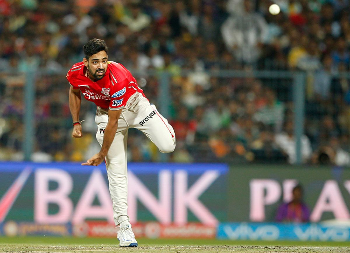 Left-arm spinner Swapnil Singh in his delivery stride | ESPNcricinfo.com