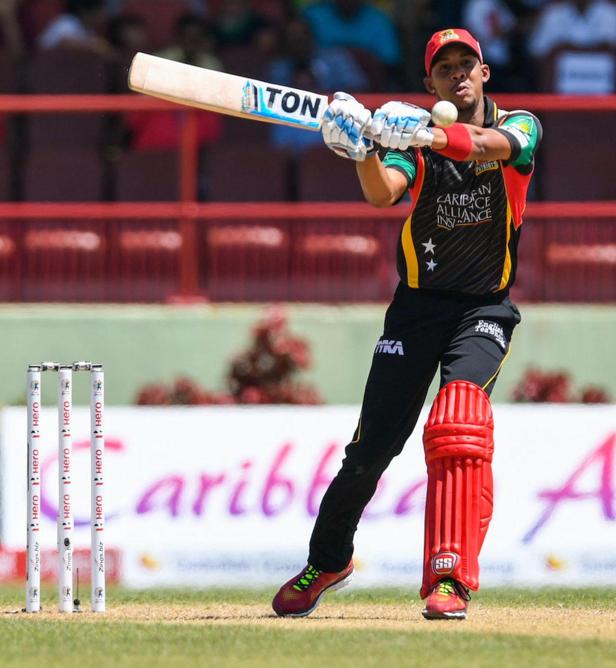 Lendl Simmons hits down the ground | ESPNcricinfo.com