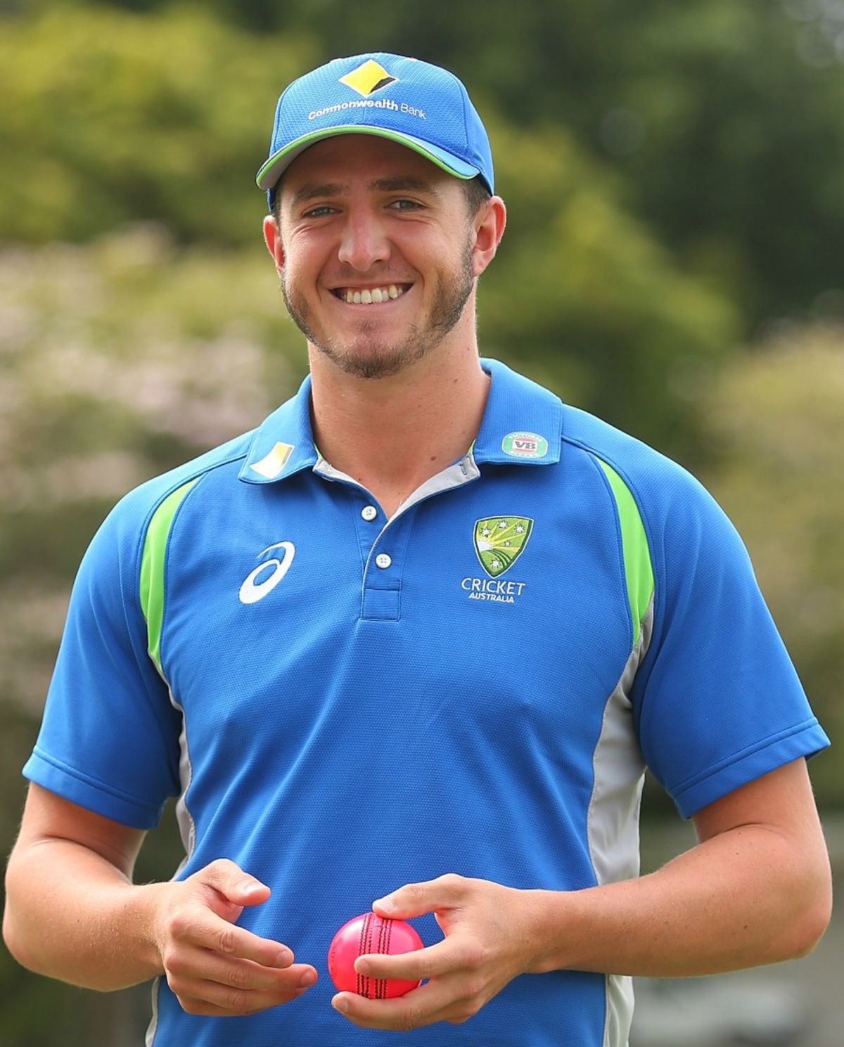 Daniel Worrall poses for a photograph during an Australia A media ...
