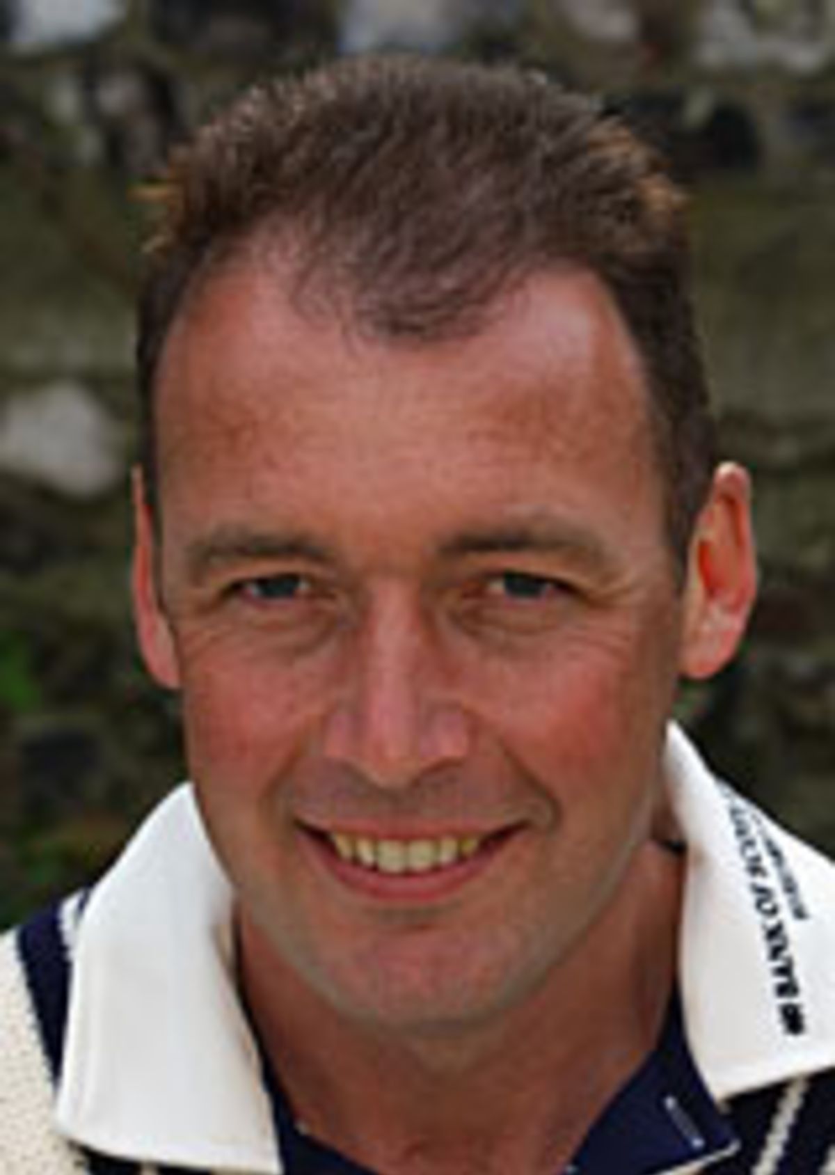 Dominic Cork celebrates after hitting the winning runs against West ...