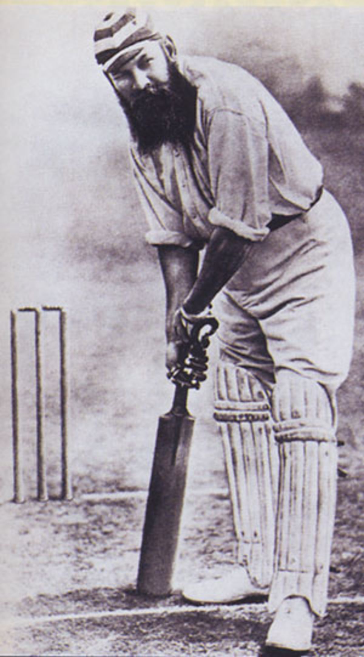 W G Grace posed stance | ESPNcricinfo.com
