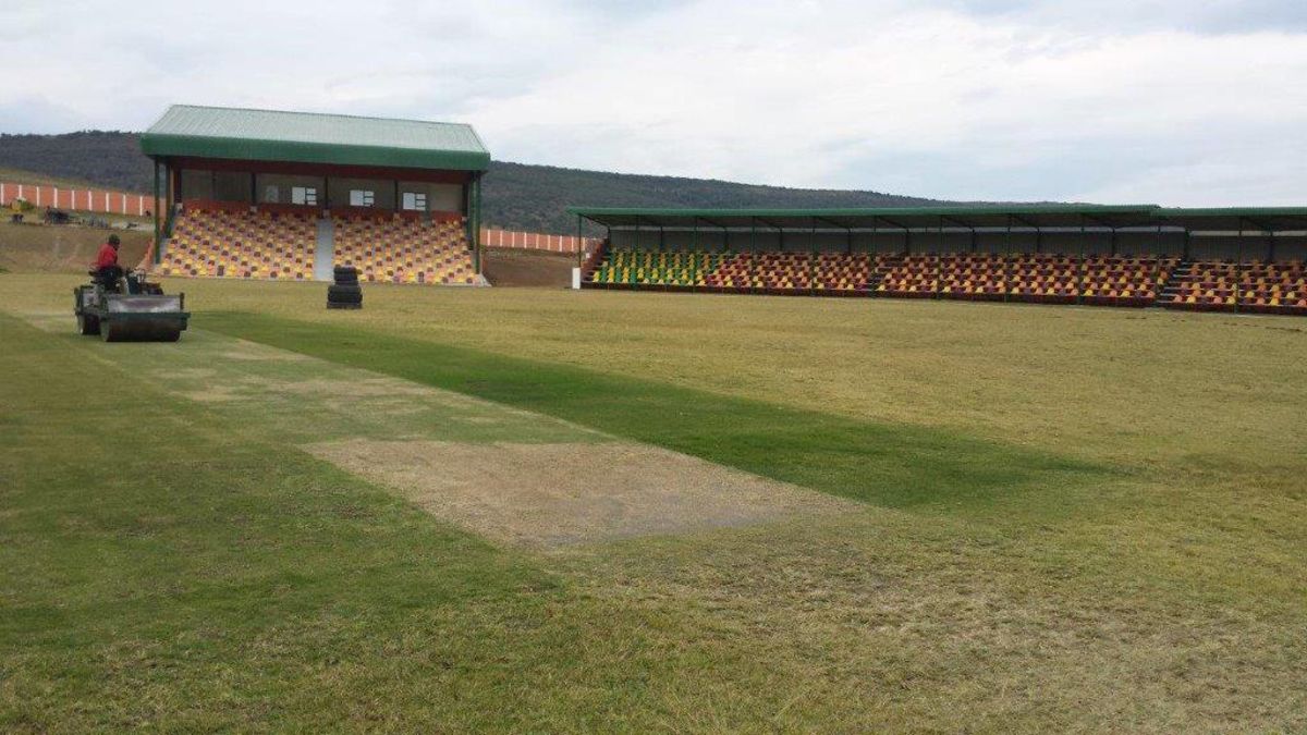The main stand at Ngumbela Park | ESPNcricinfo.com