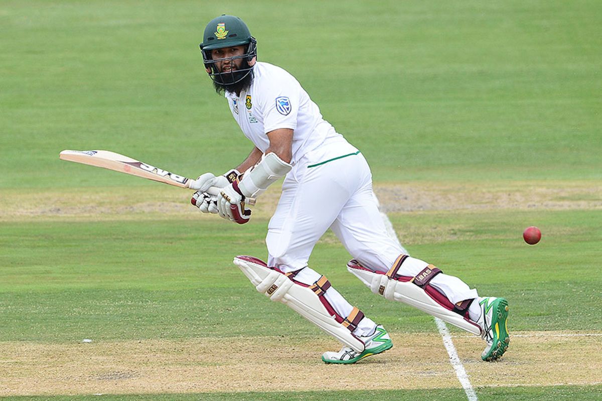 Hashim Amla works the ball into the leg side | ESPNcricinfo.com