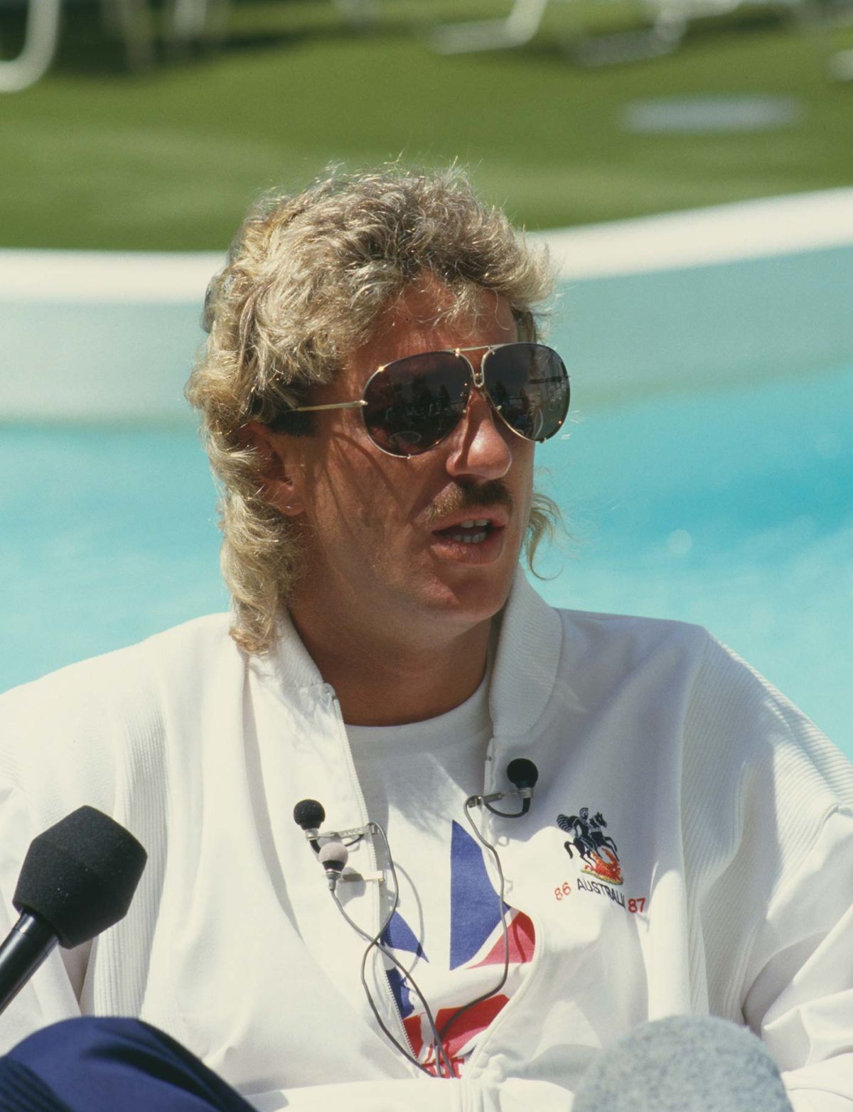 Ian Botham at a press conference | ESPNcricinfo.com