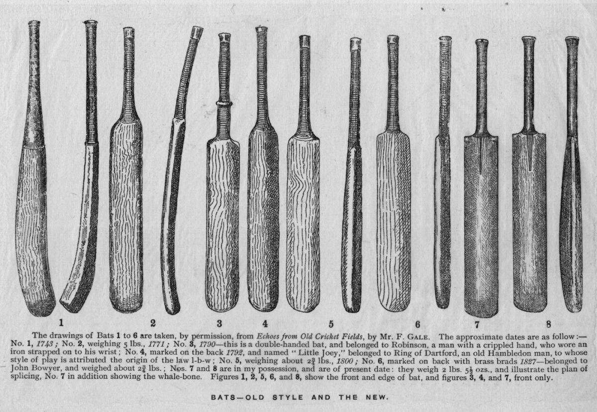 Cricket bats of the 19th century | ESPNcricinfo.com