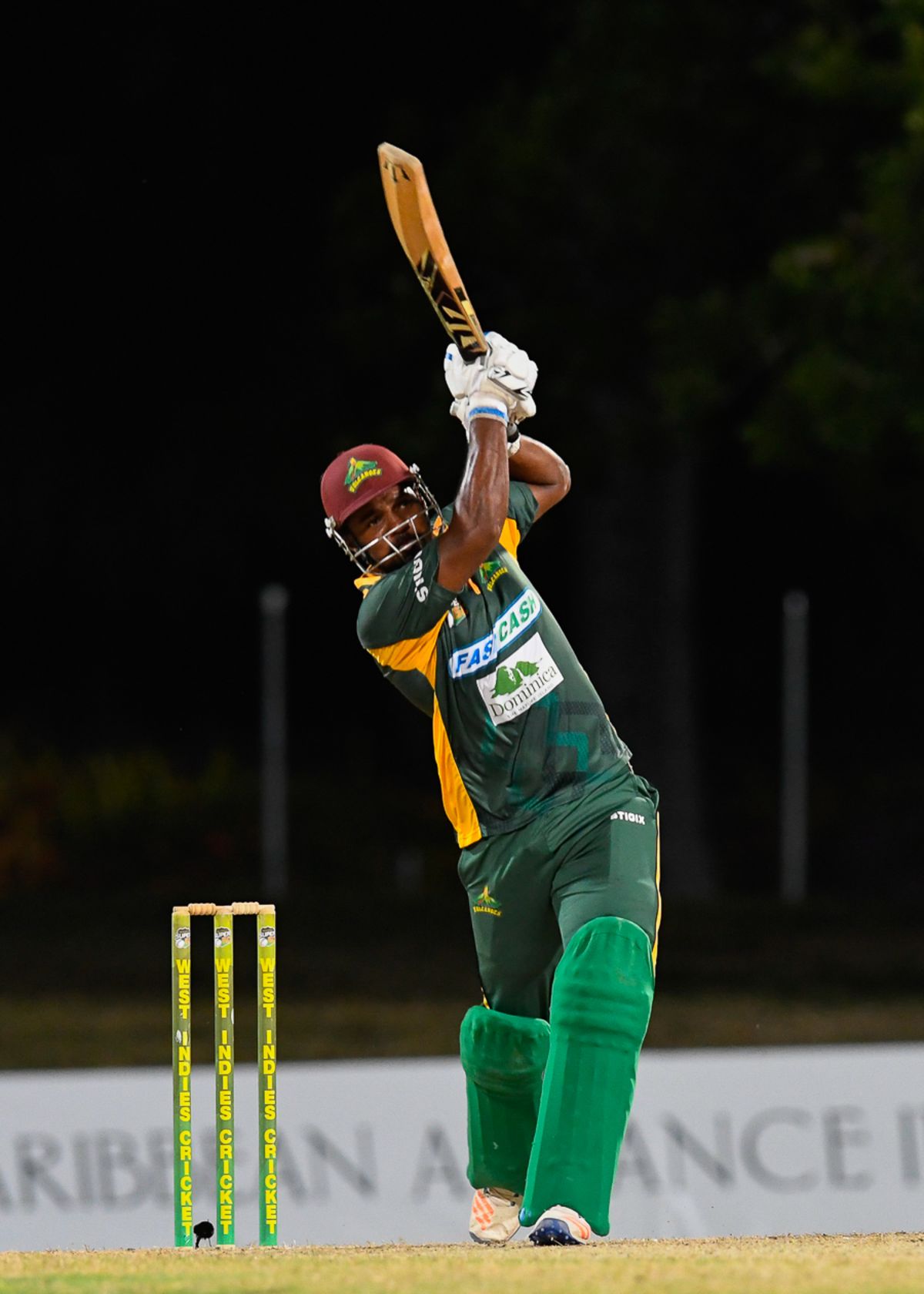 Sunil Ambris celebrates his century | ESPNcricinfo.com