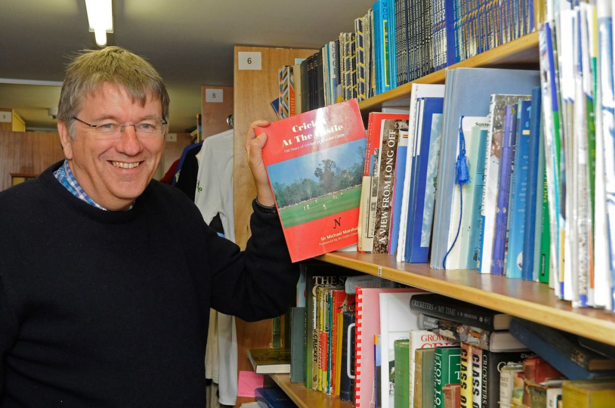 Sussex's Jon Filby, co-founder of the County Cricket Heritage Forum ...