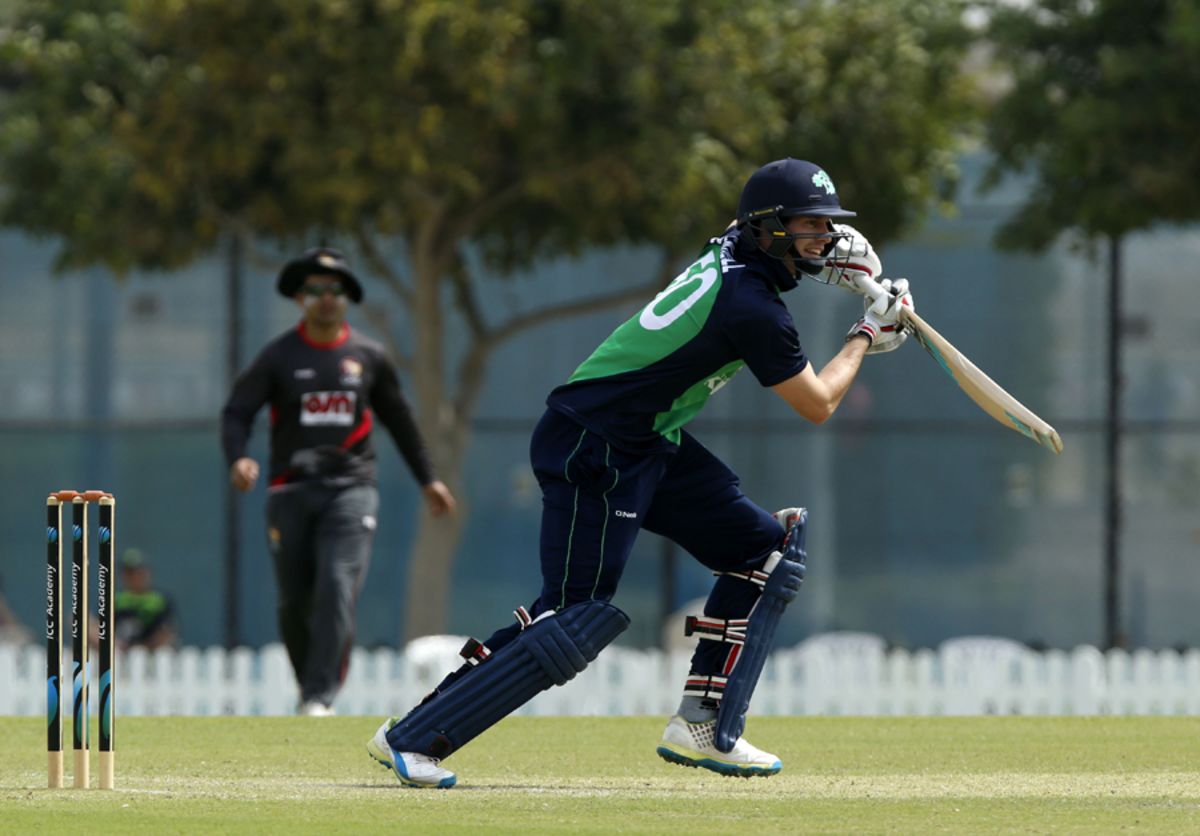 George Dockrell plays on the off side | ESPNcricinfo.com