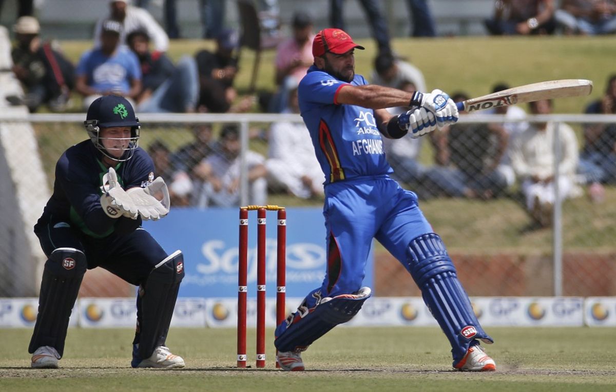 Shafiqullah hones his glovework during a training session ...