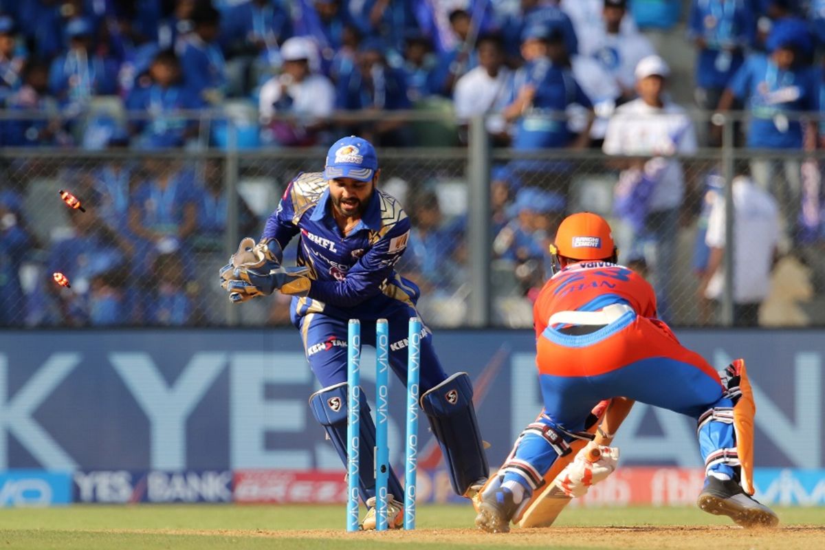 Parthiv Patel displayed some quick work behind the stumps ...