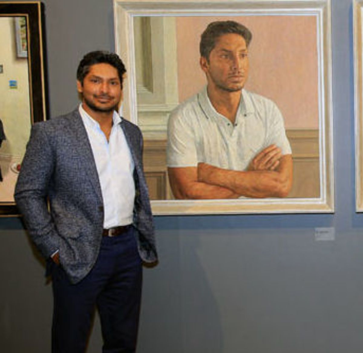 Kumar Sangakkara's portrait was unveiled at Lord's | ESPNcricinfo.com