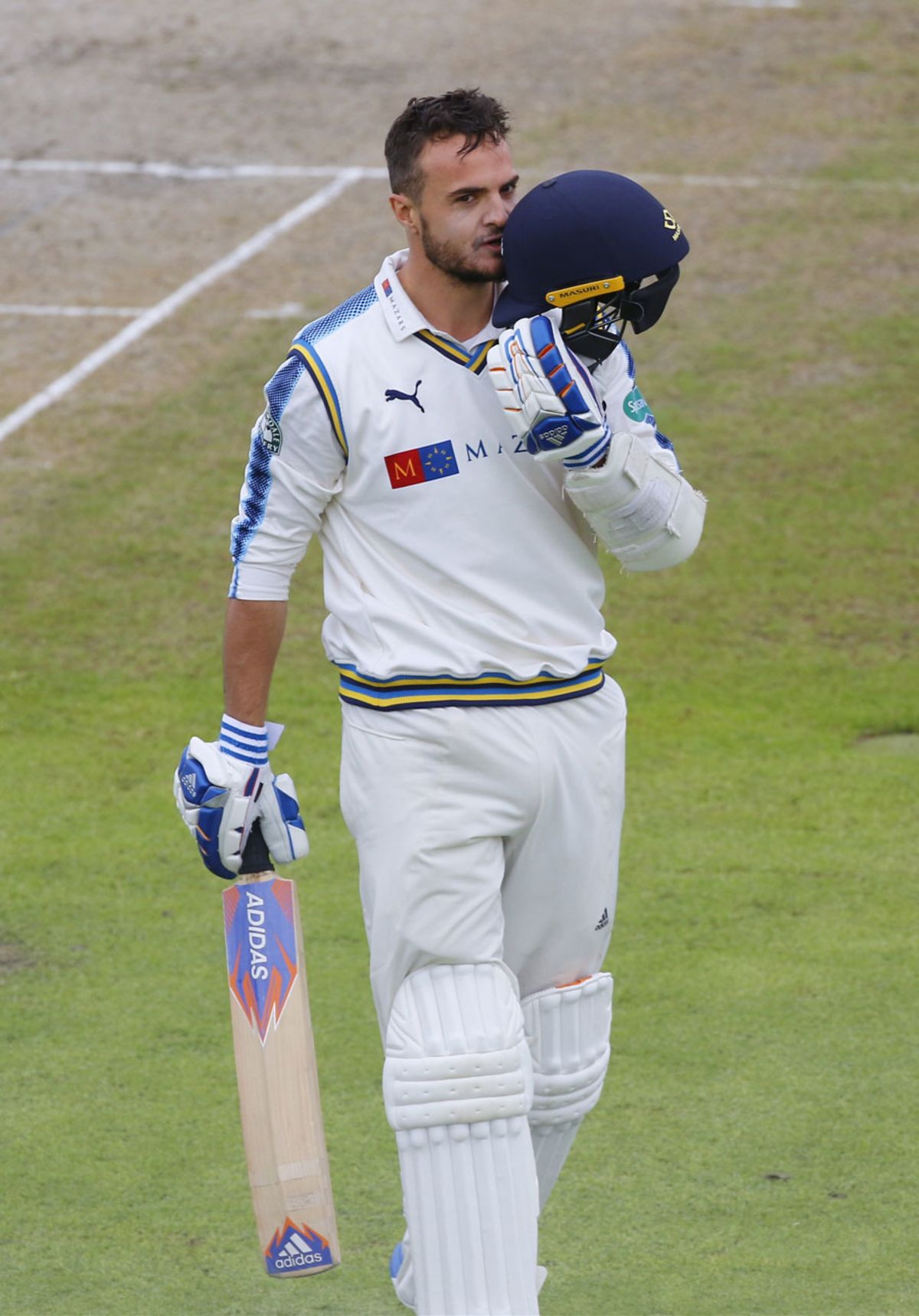 Jack Brooks made his maiden first-class hundred | ESPNcricinfo.com Jack Brooks made his maiden first-class hundred | ESPNcricinfo.com