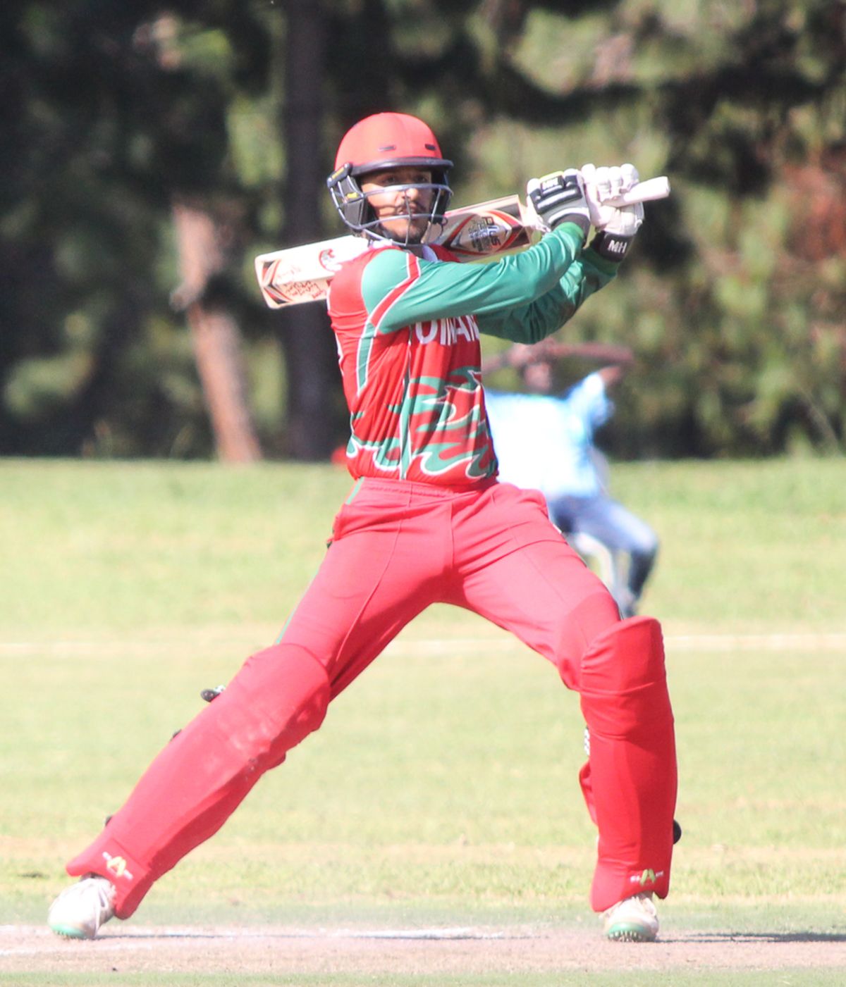 Aqib Ilyas Drives Over Cover For One Of His Eight Fours