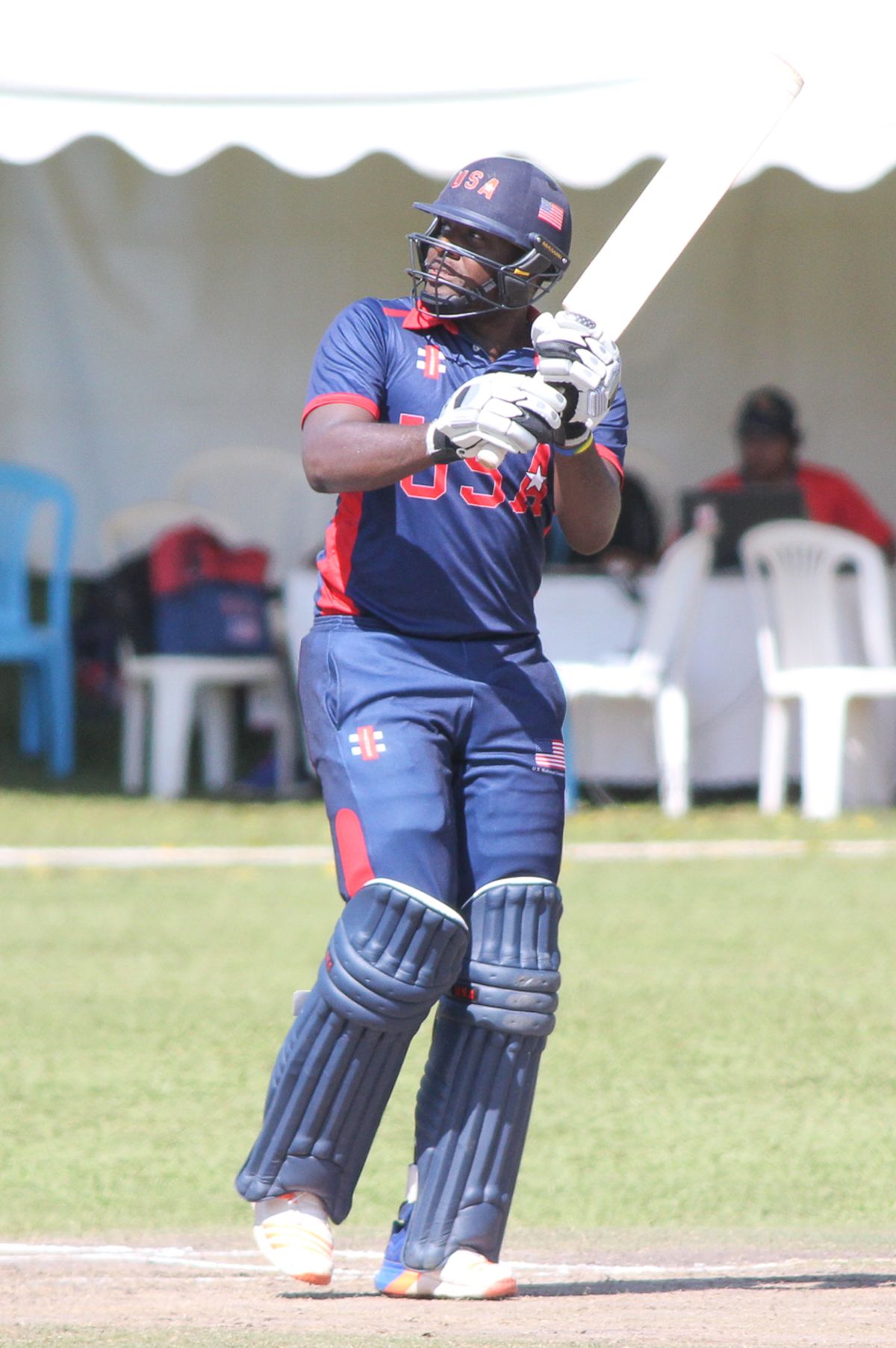 Steven Taylor flicks over square leg for one of his 10 fours ...