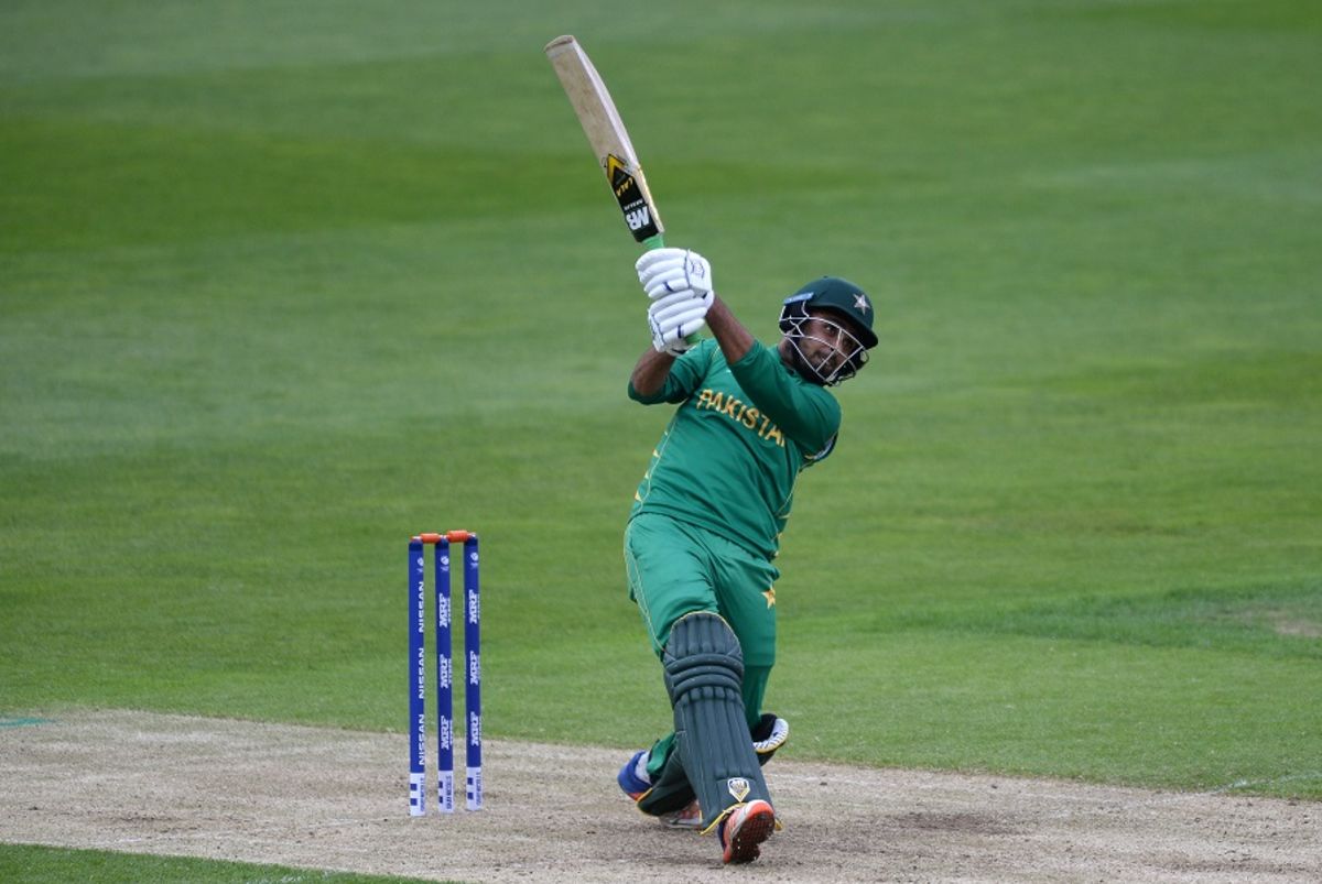 Faheem Ashraf mows one over the leg side | ESPNcricinfo.com