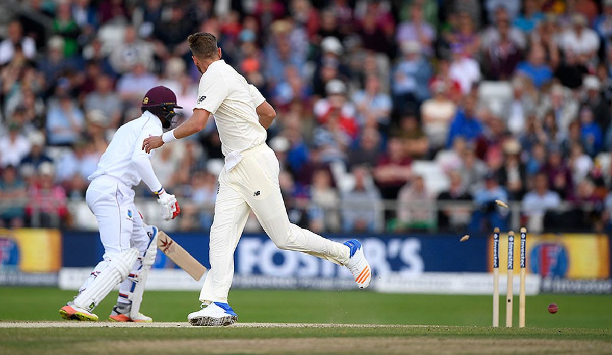 Stuart Broad deflected a dropped catch into the stumps to run out Kyle ...