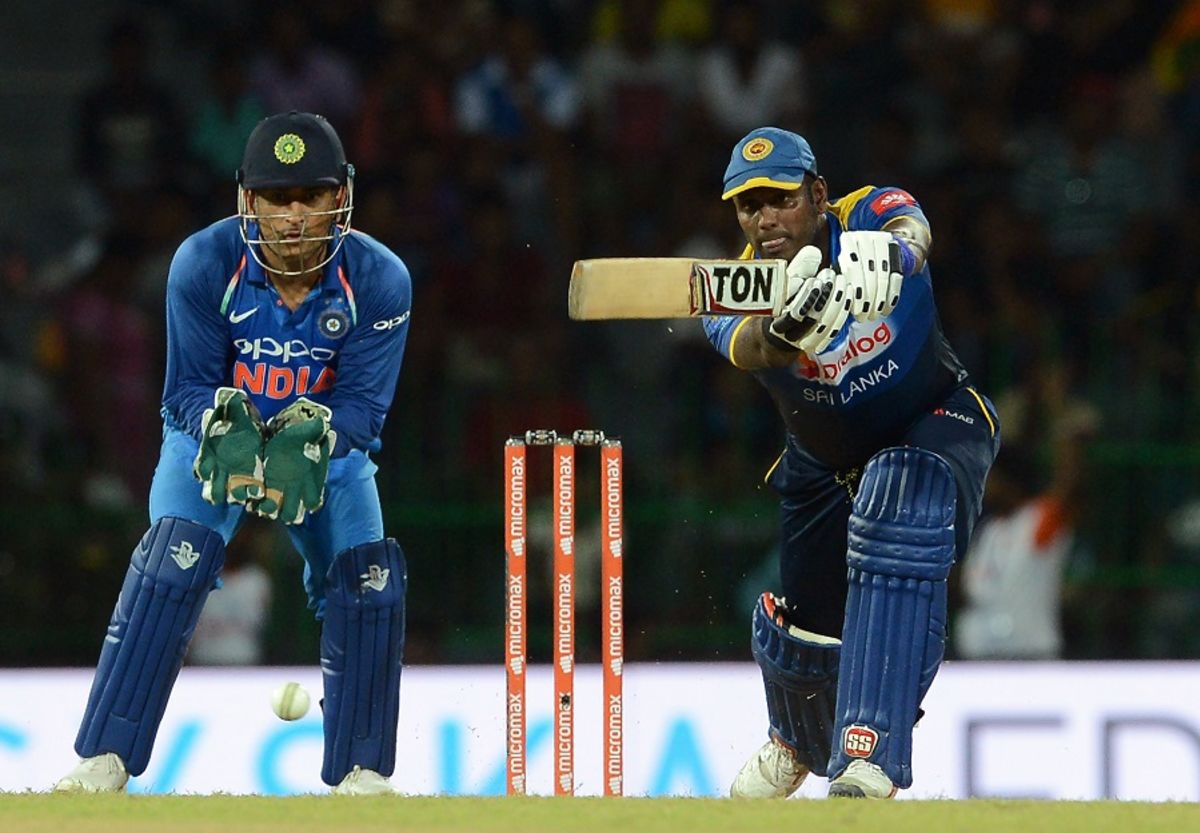 Angelo Mathews reached his fifty in 61 balls | ESPNcricinfo.com