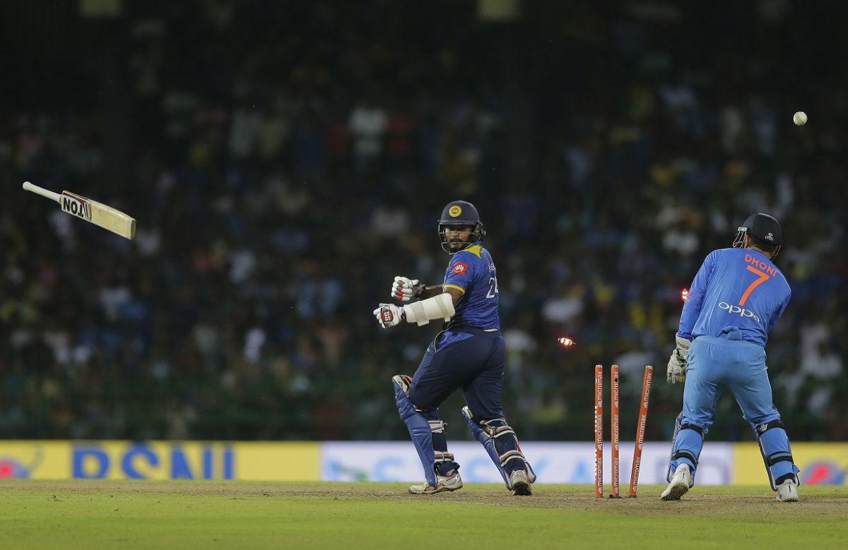 MS Dhoni's lightning hands caught Angelo Mathews short | ESPNcricinfo.com