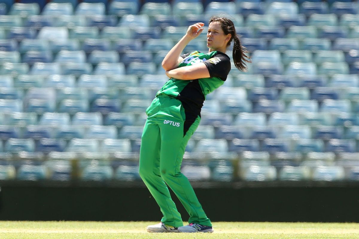 Corinne Hall runs off to celebrate | ESPNcricinfo.com
