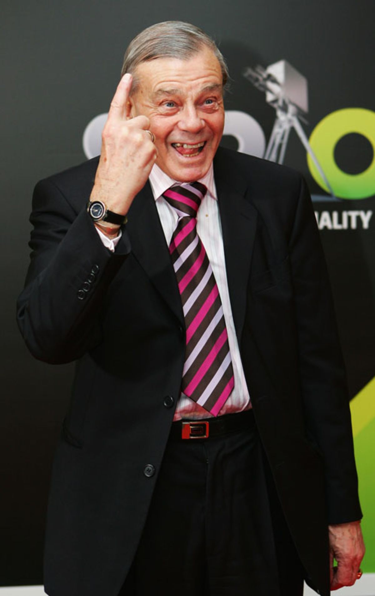 Dickie Bird arrives at the BBC Sports Personality of the Year Awards ...