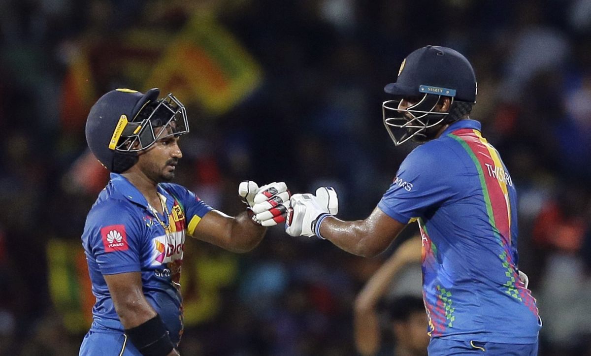 Thisara Perera celebrates the wicket of Tamim Iqbal | ESPNcricinfo.com
