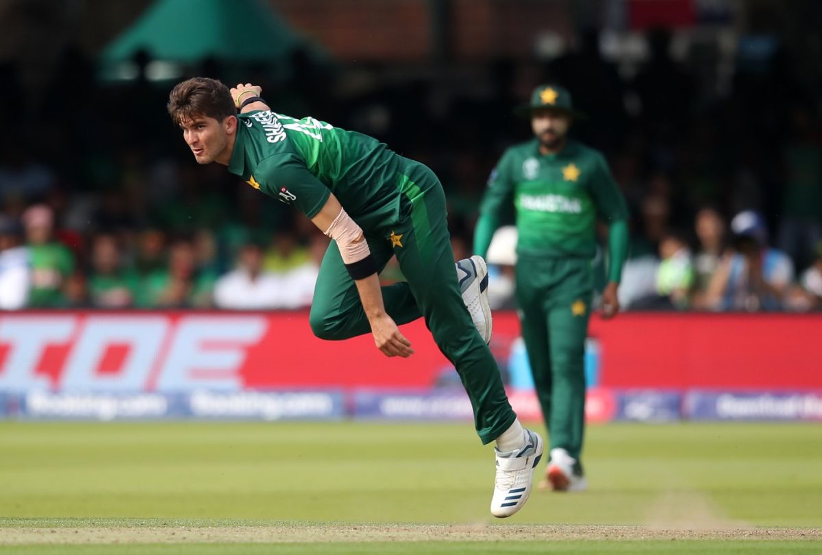Shaheen Afridi with his signature celebration | ESPNcricinfo.com